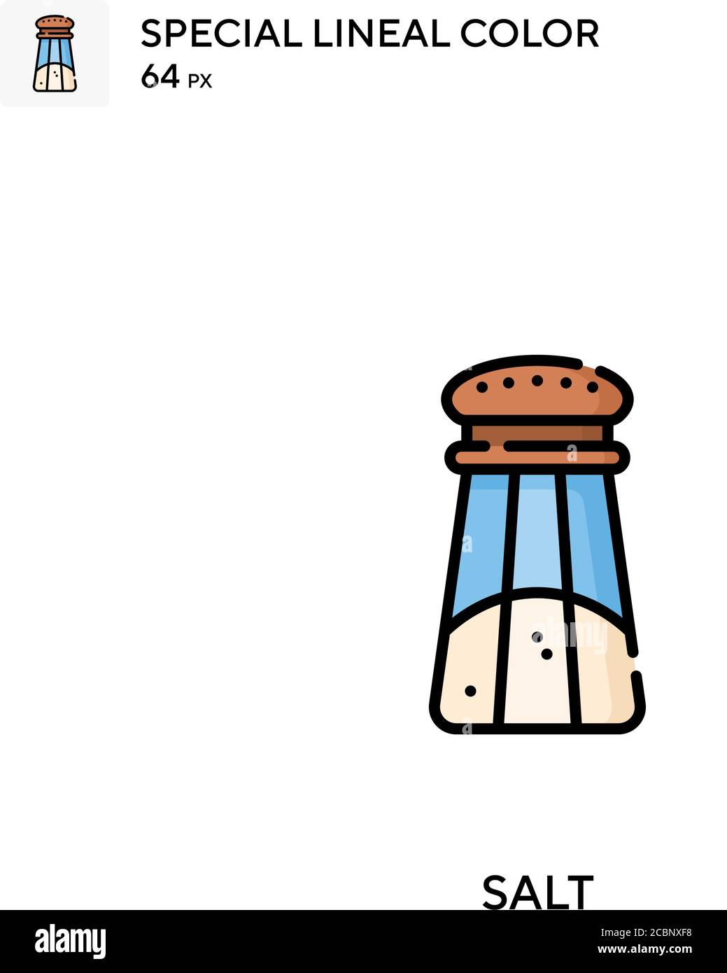 Salt Special lineal color vector icon. Salt icons for your business ...