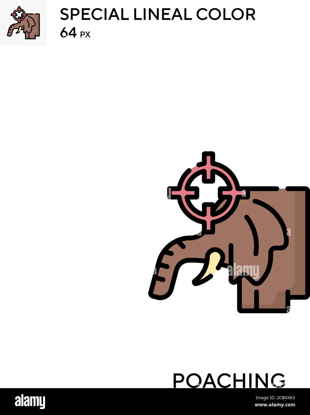 Poaching Special lineal color vector icon. Poaching icons for your ...
