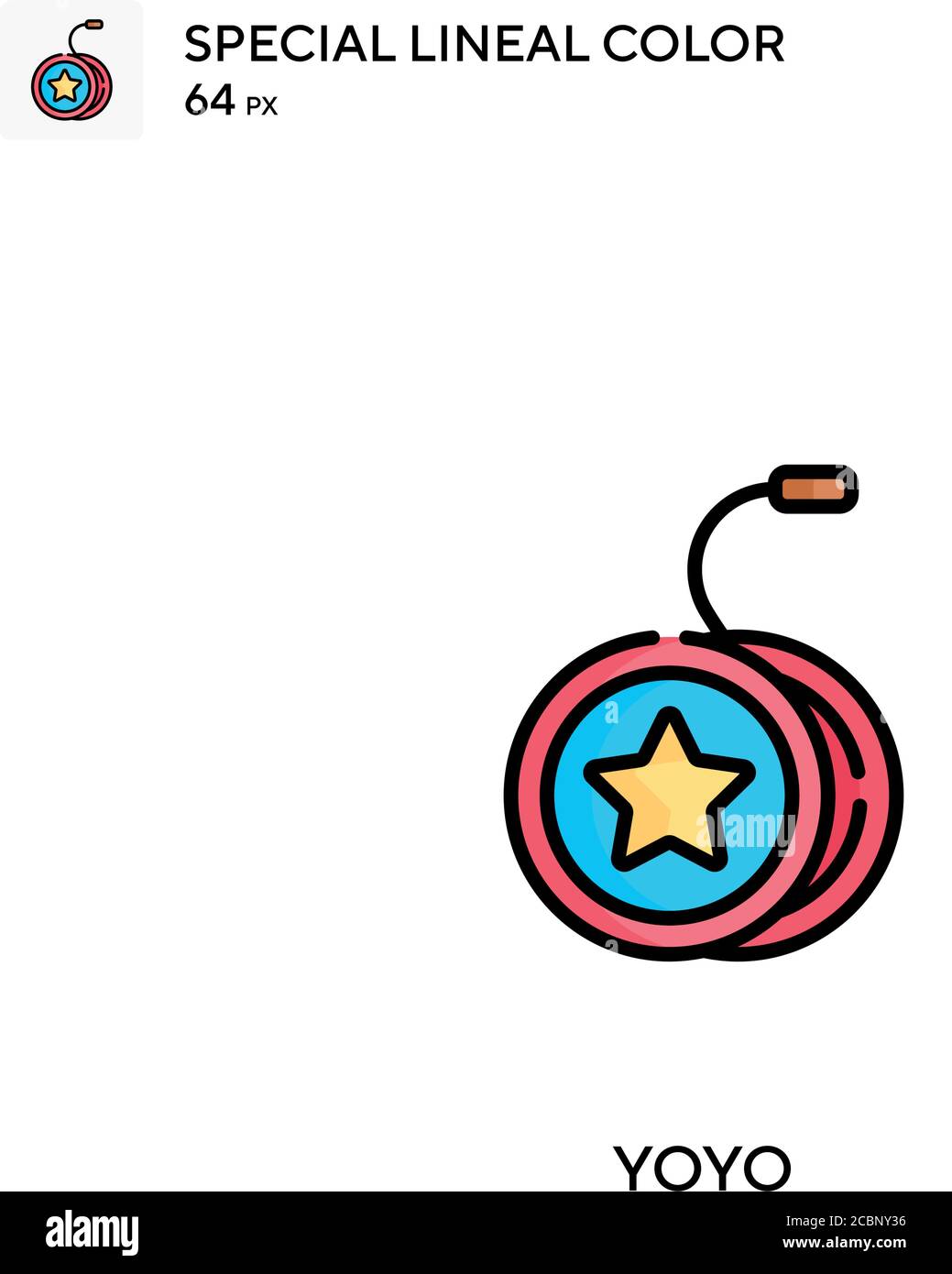 Yoyo Special lineal color vector icon. Yoyo icons for your business ...