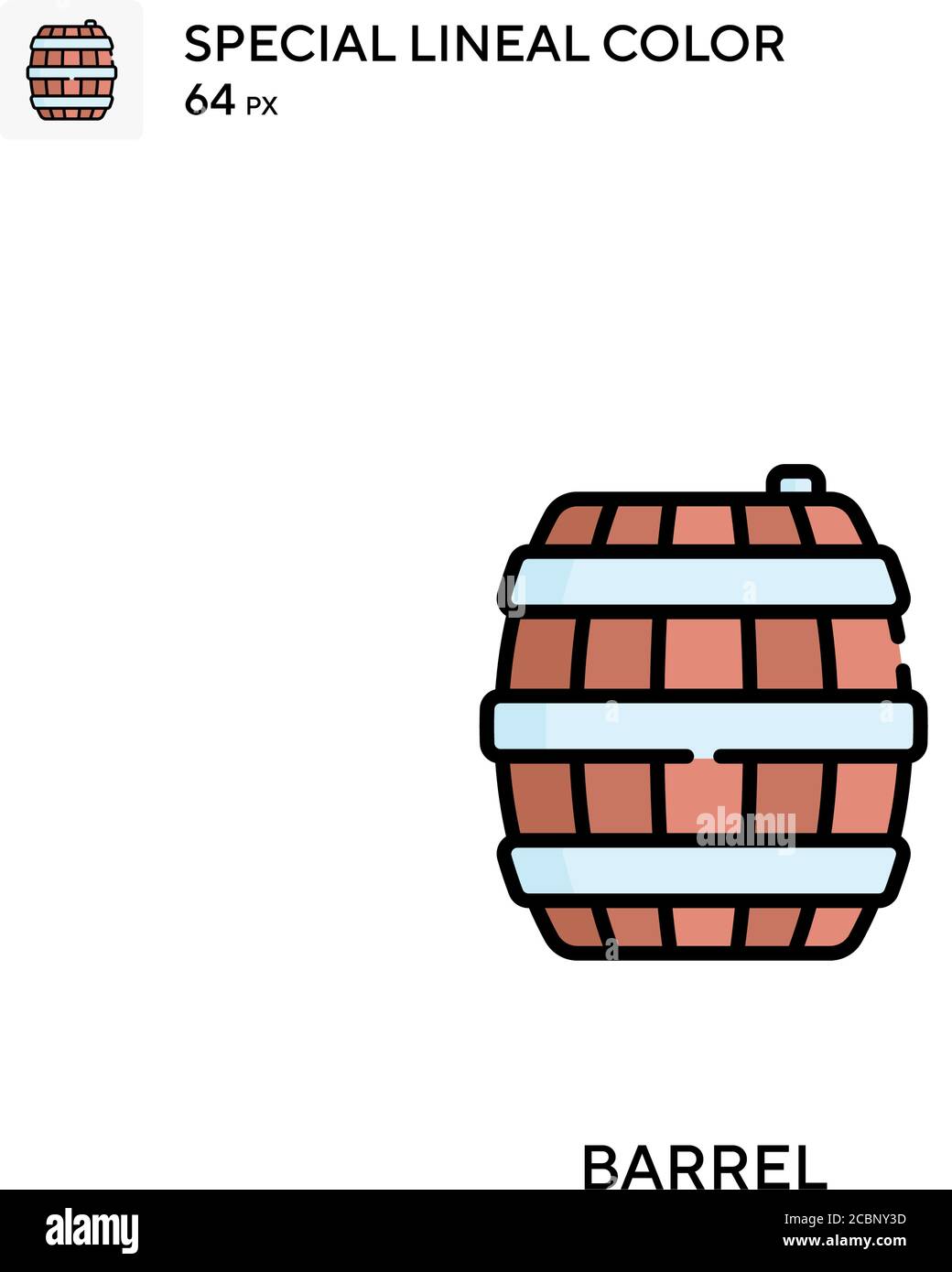 Barrel Special lineal color vector icon. Barrel icons for your business ...