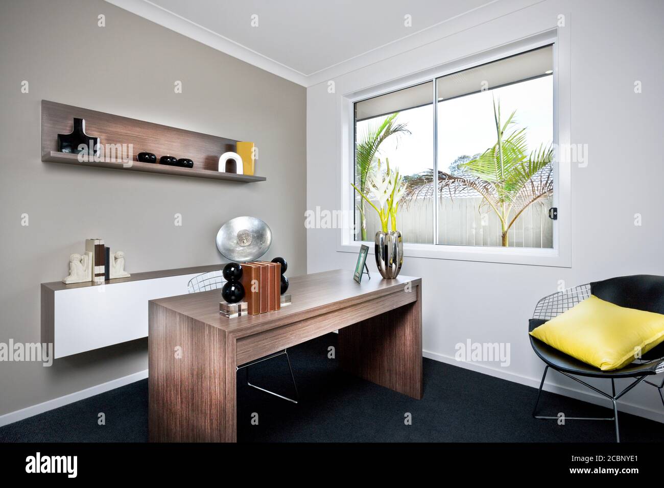 A bright workroom in a luxury house Stock Photo - Alamy