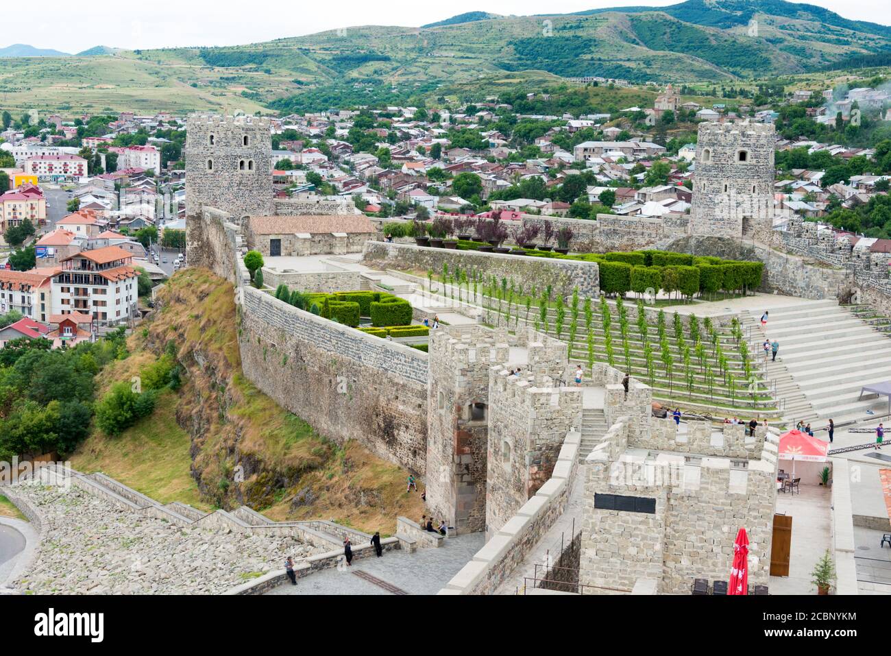 Akhaltsikhe, Georgia - Rabati Castle. a famous historic site in ...