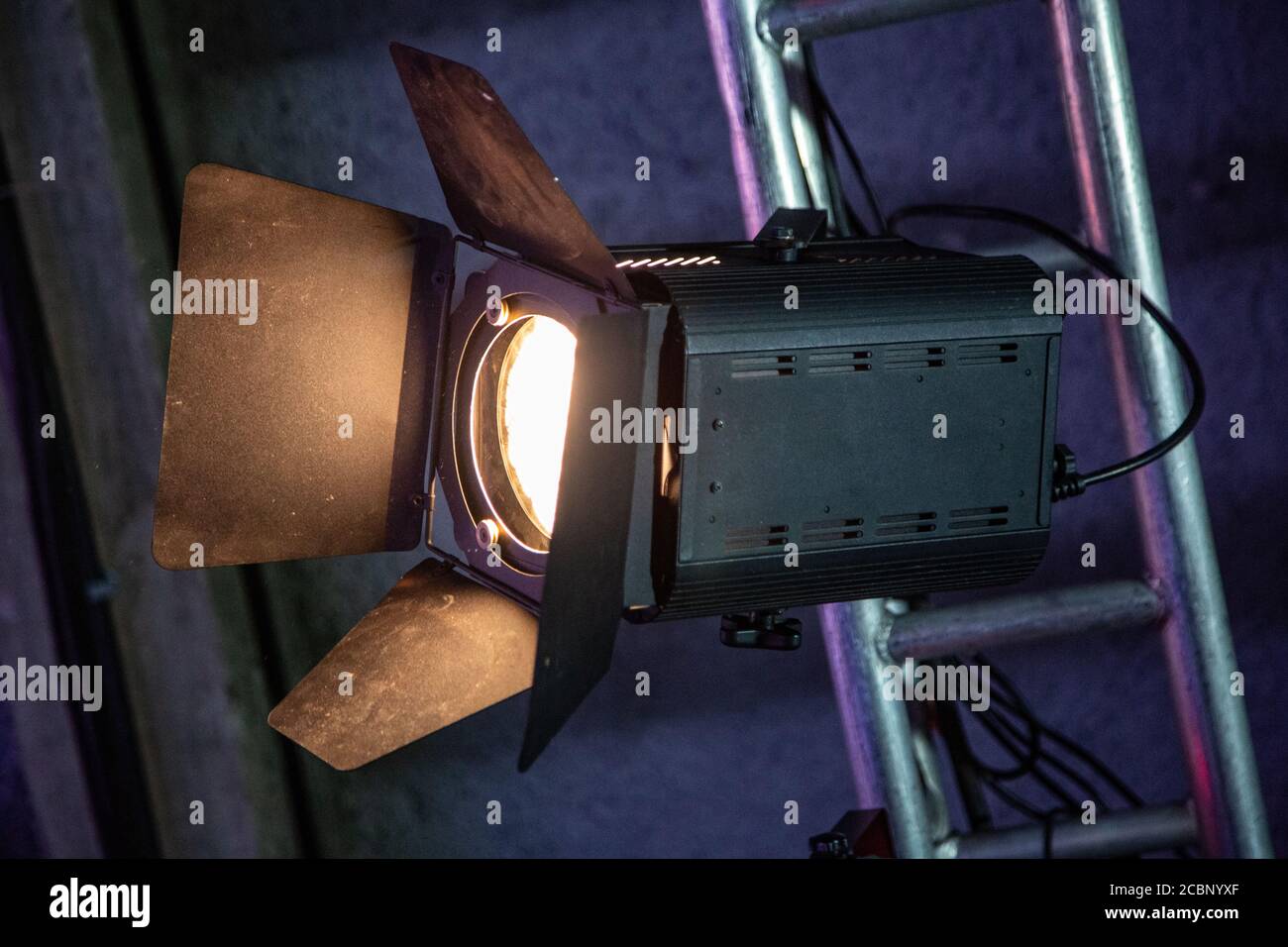 Stage light, a lighting instrument Stock Photo - Alamy