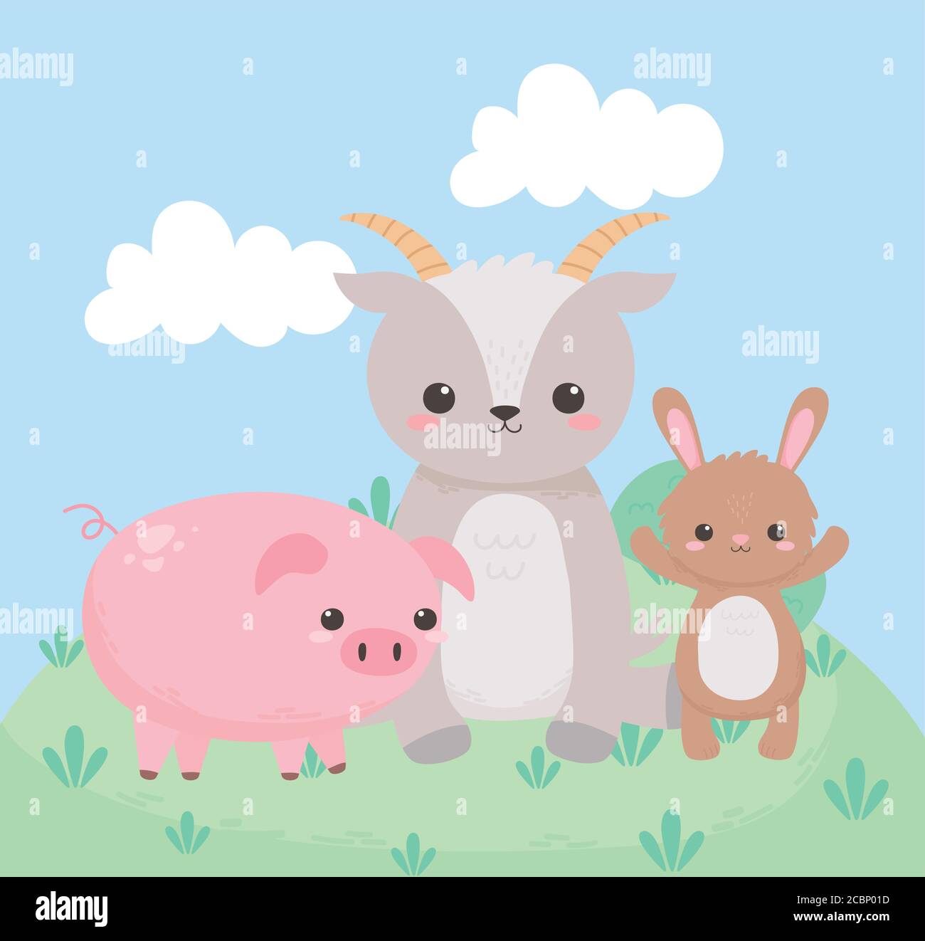 Goat in a tree Stock Vector Images - Alamy