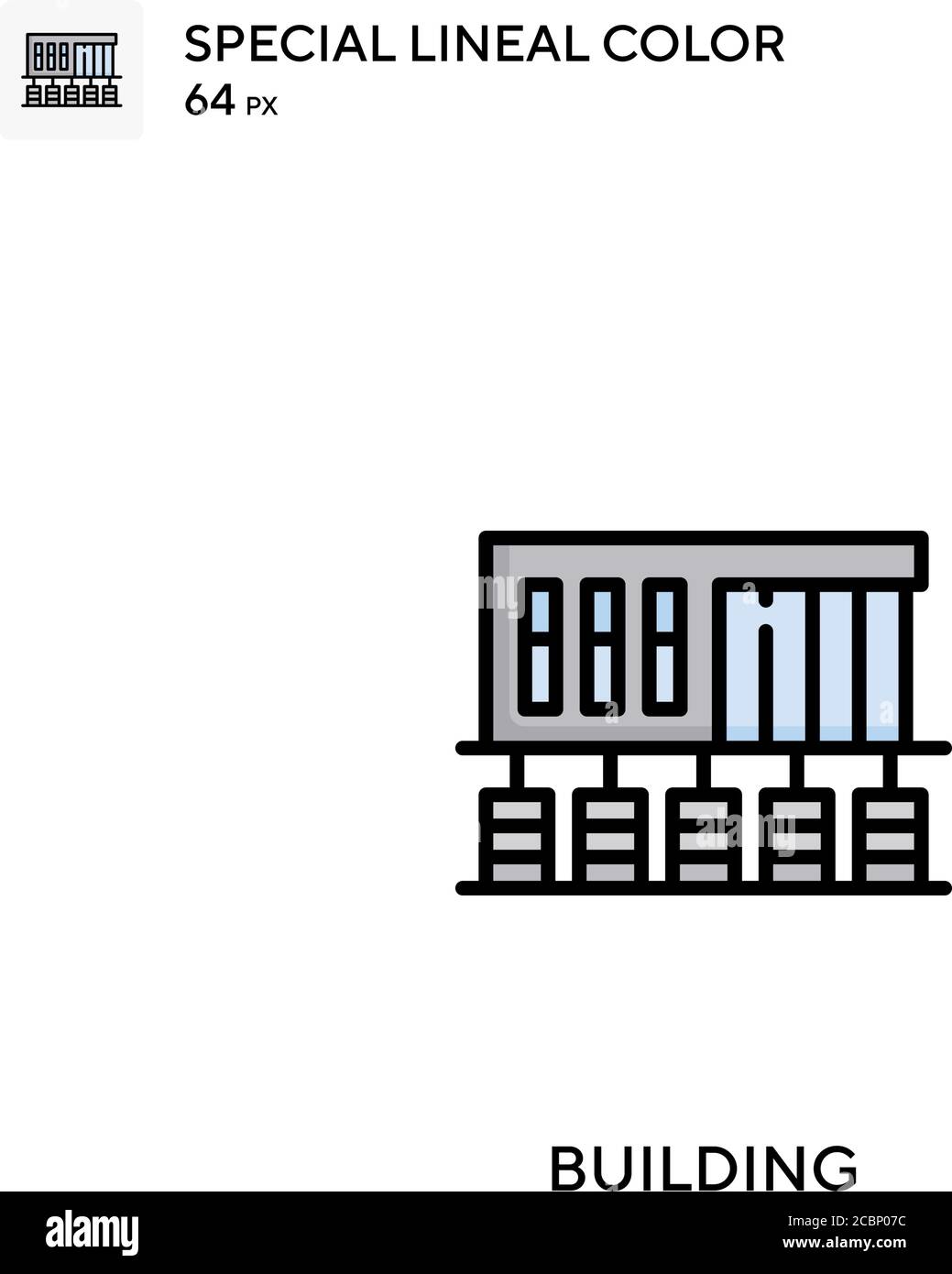 Building Special lineal color vector icon. Building icons for your ...
