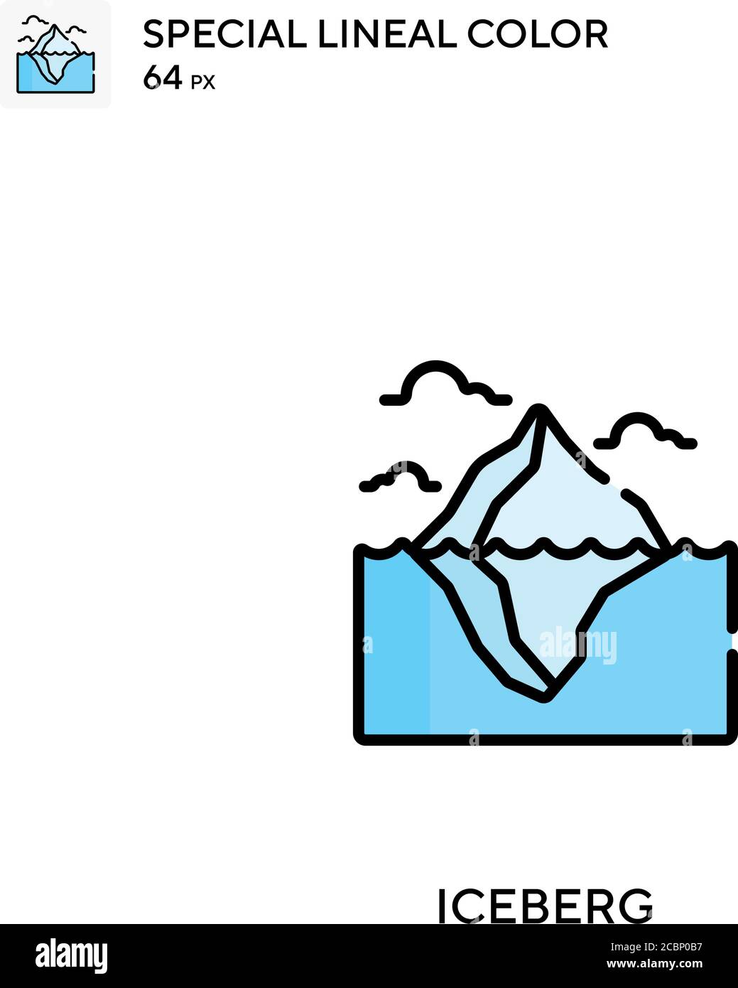 Antarctica iceberg color Stock Vector Images - Alamy