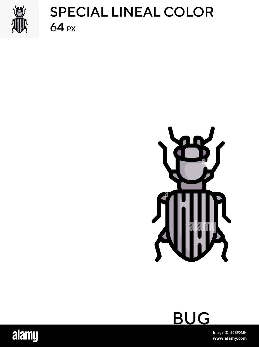 Bug Special lineal color vector icon. Bug icons for your business ...