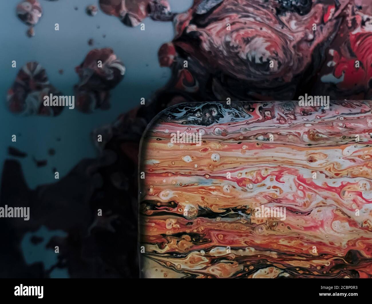 Colorful abstract fluid painting Stock Photo - Alamy