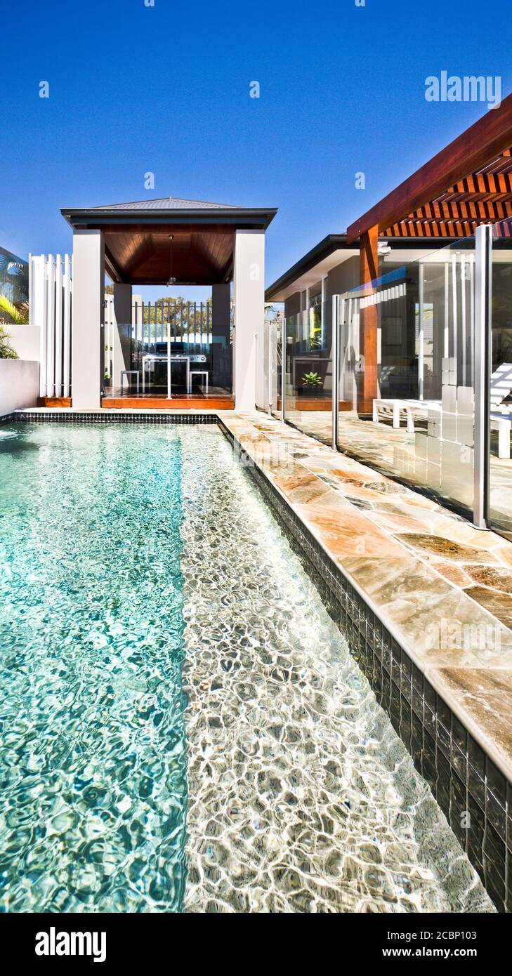 Suburban swimming pool no people hi-res stock photography and images ...