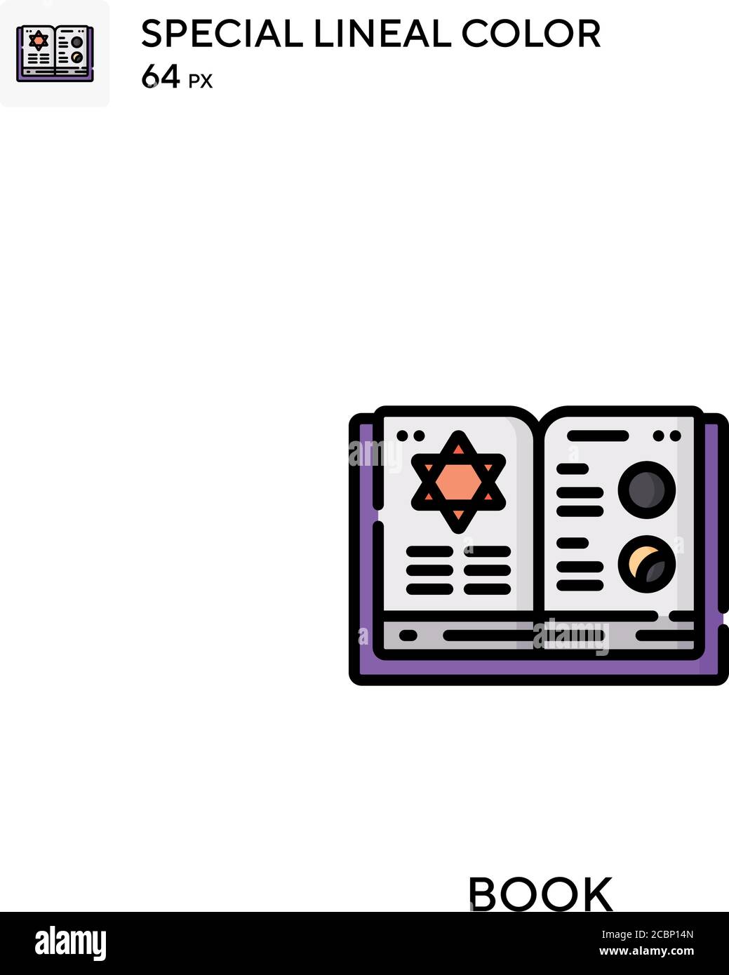 Book Special lineal color vector icon. Book icons for your business ...