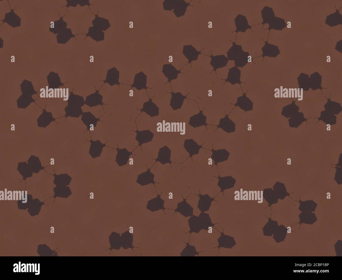 Illustration of brown texture with dark patterns for background or ...