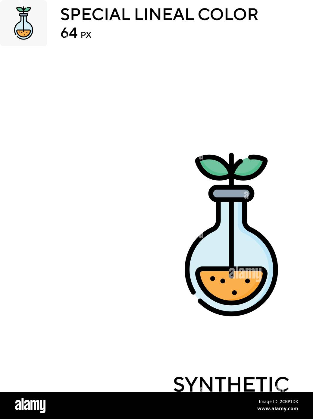 Synthetic Special lineal color vector icon. Synthetic icons for your ... Synthetic Special lineal color vector icon. Synthetic icons for your ...