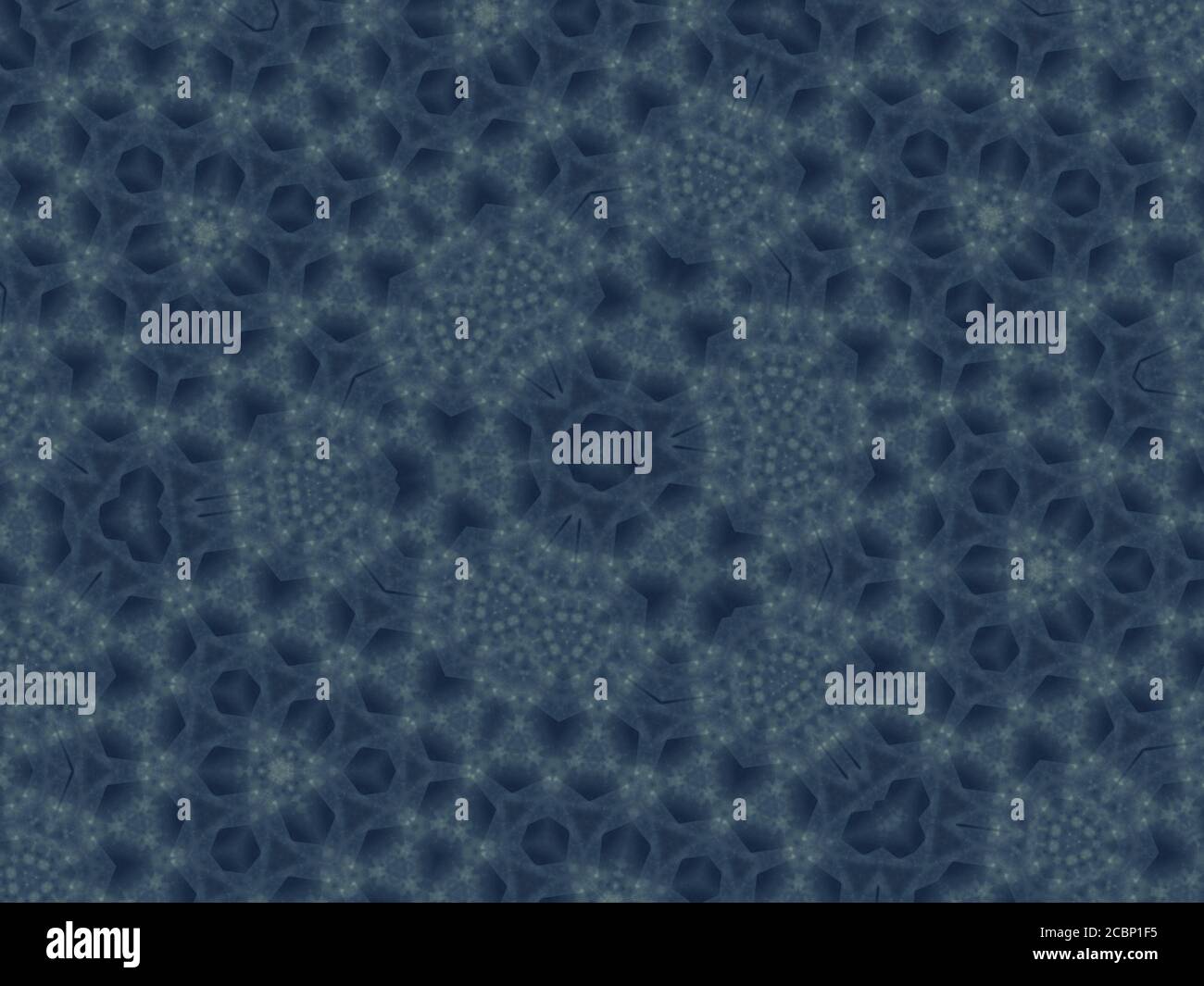 Dark blue kaleidoscope patterned background for wallpapers Stock Photo ...