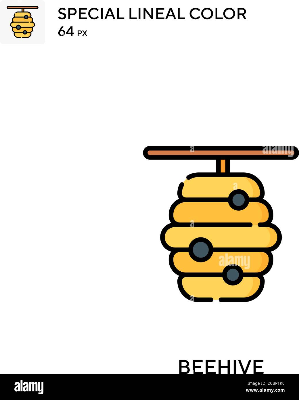 Beehive Special lineal color vector icon. Beehive icons for your ...