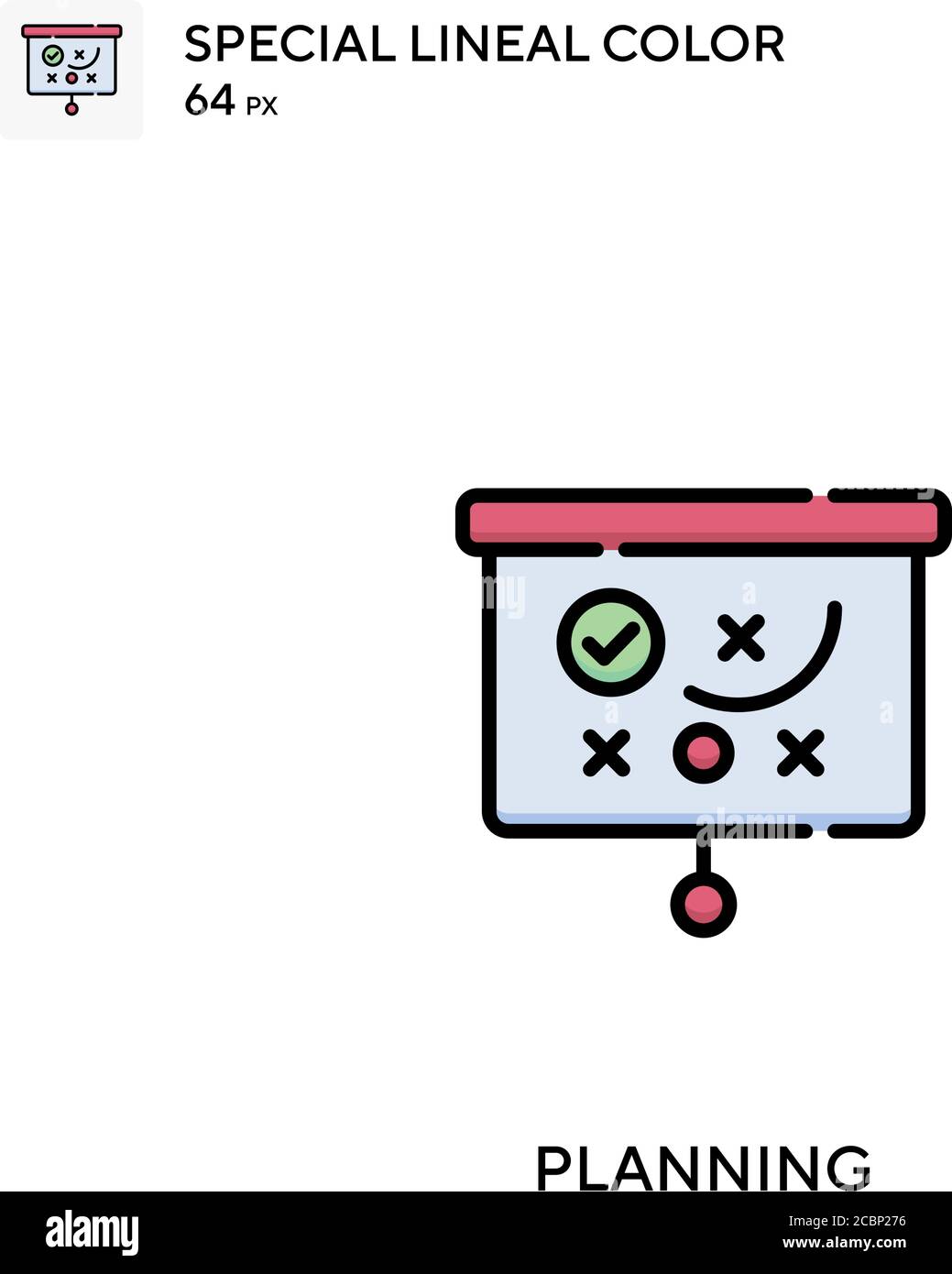 Planning Special lineal color vector icon. Planning icons for your ...