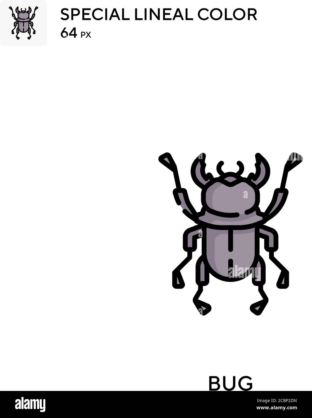 Bug Special lineal color vector icon. Bug icons for your business ...