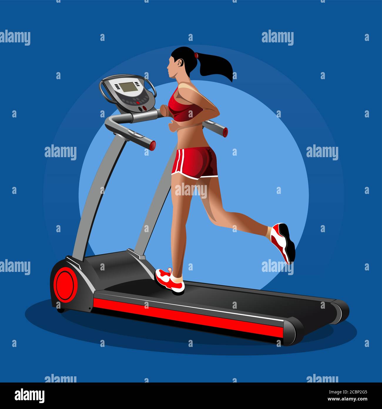 Treadmill Cartoon Icon High Resolution Stock Photography and Images - Alamy
