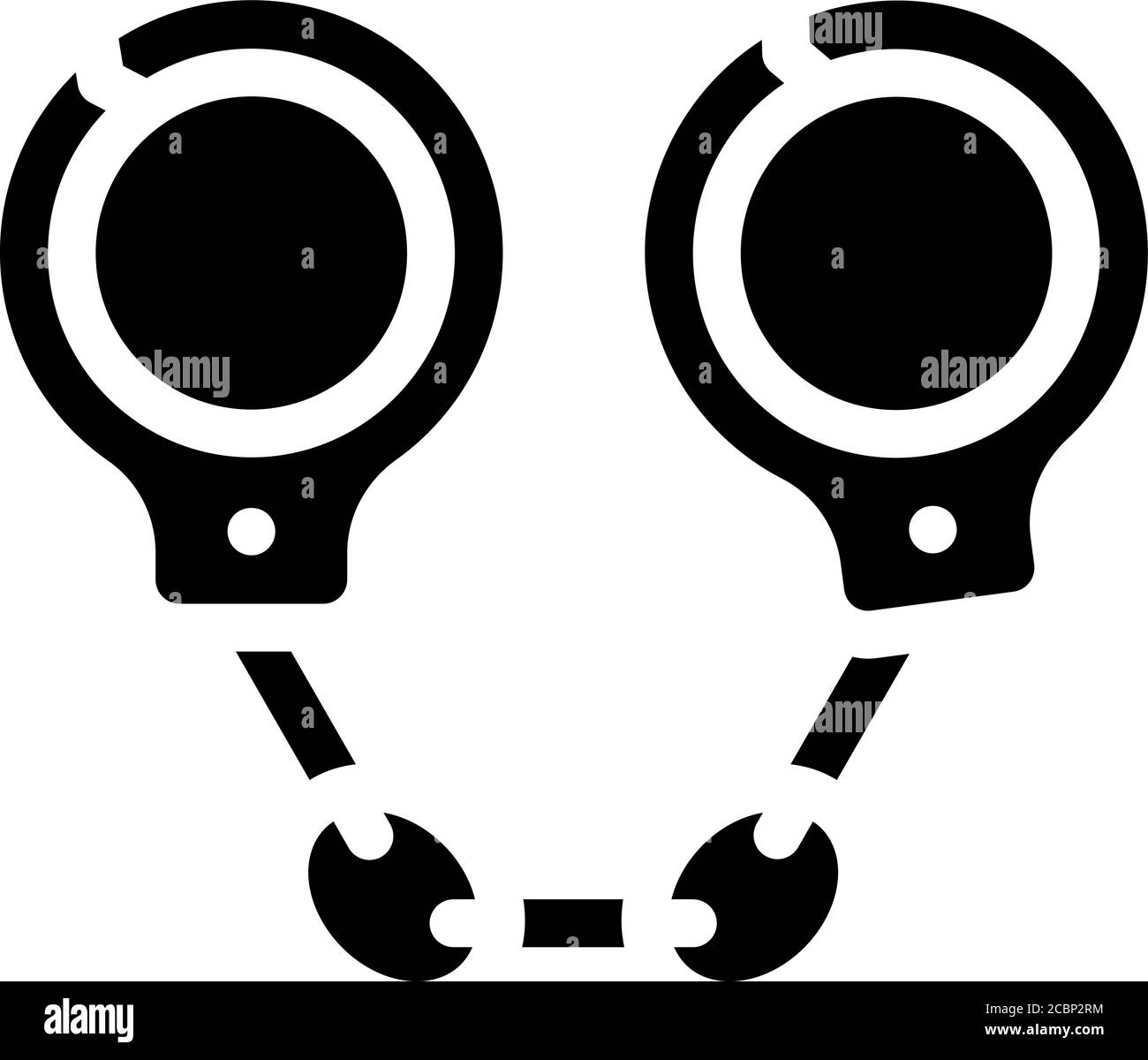 Handcuffs prison visit hi-res stock photography and images - Alamy