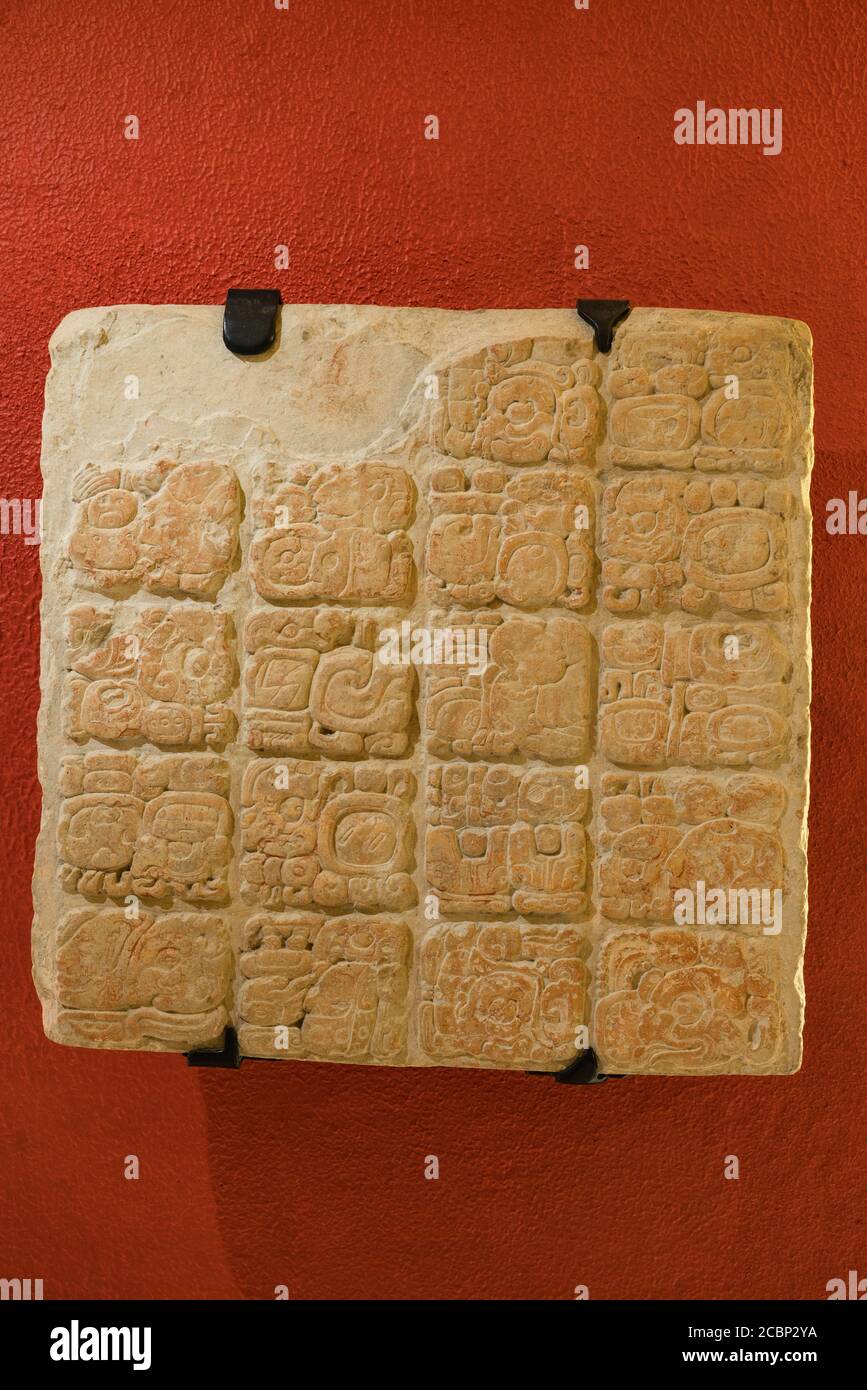 Mayan sculpture writing hi-res stock photography and images - Alamy