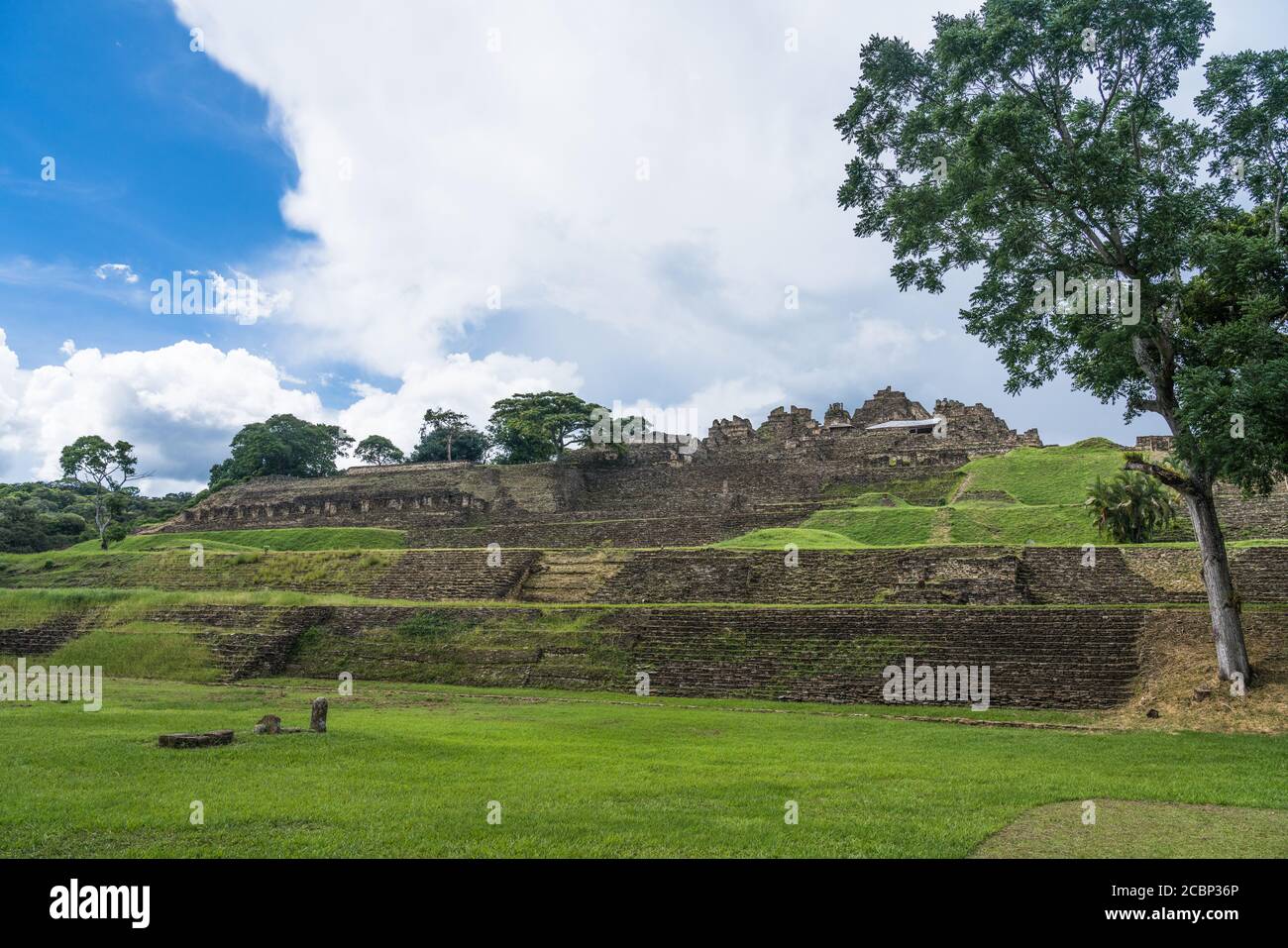The Acropolis of Tonina is built on seven terraces above the Main Plaza ...