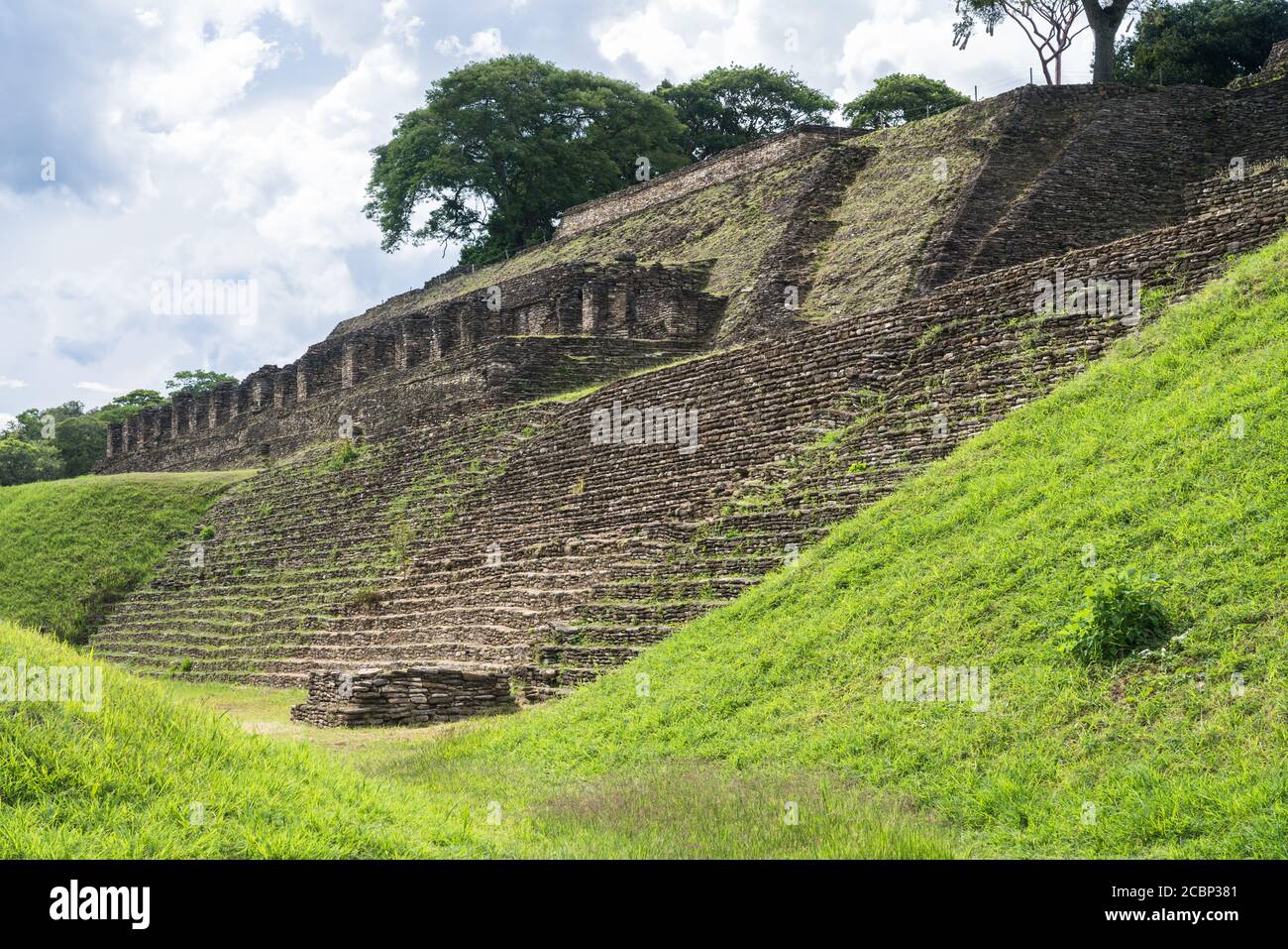 The Acropolis of Tonina is built on seven terraces above the Main Plaza ...