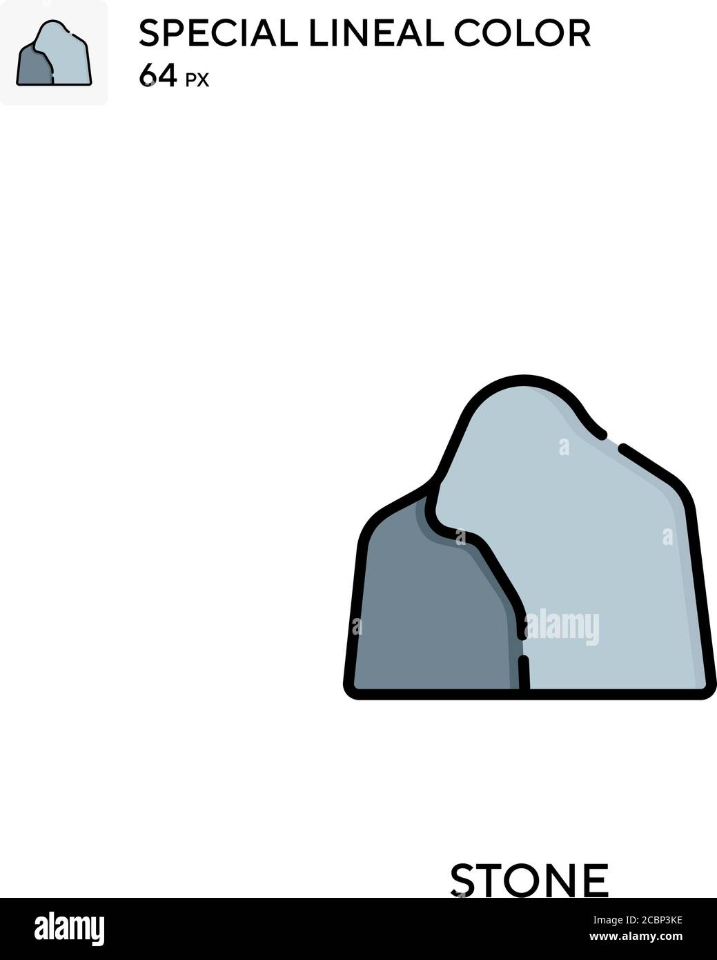 Stone Special lineal color vector icon. Stone icons for your business ...