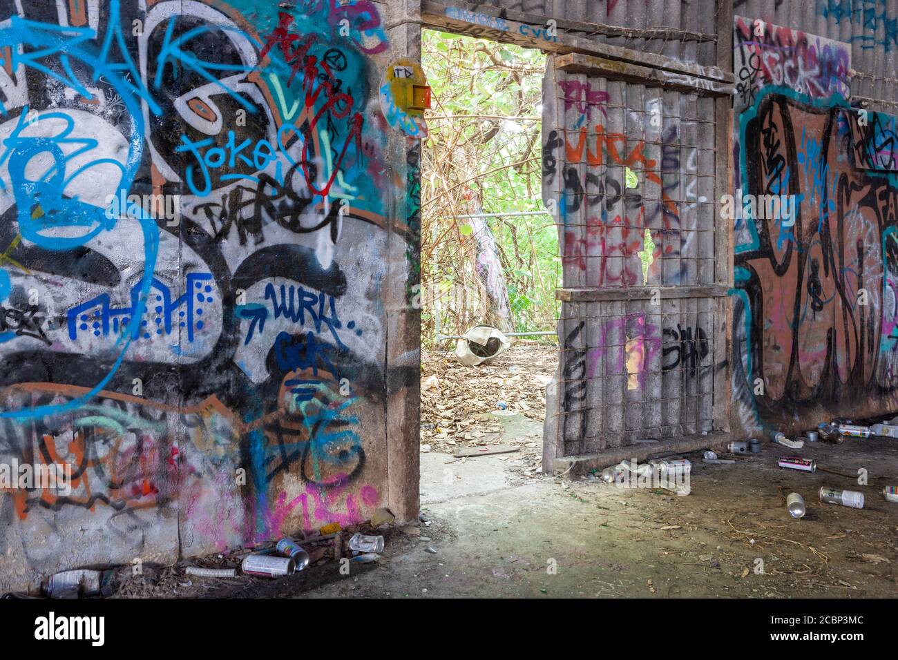 Inside of an old and abandoned building Stock Photo - Alamy