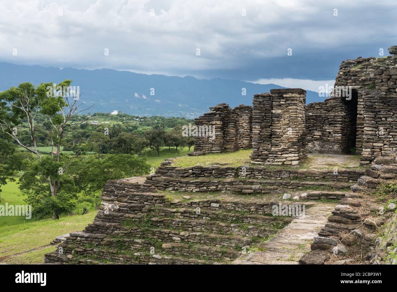 The Acropolis of Tonina is built on seven terraces above the Main Plaza ...