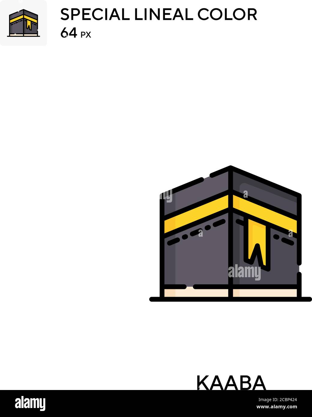 Kaaba Special lineal color vector icon. Kaaba icons for your business ...