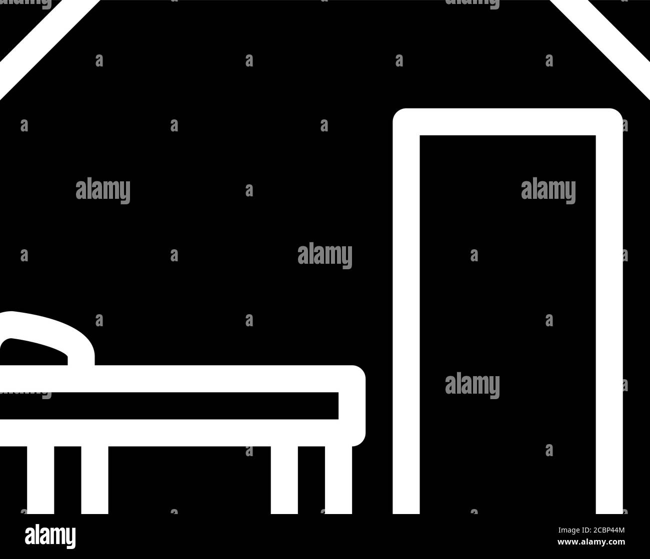 sanitation room glyph icon vector illustration isolated Stock Vector ...
