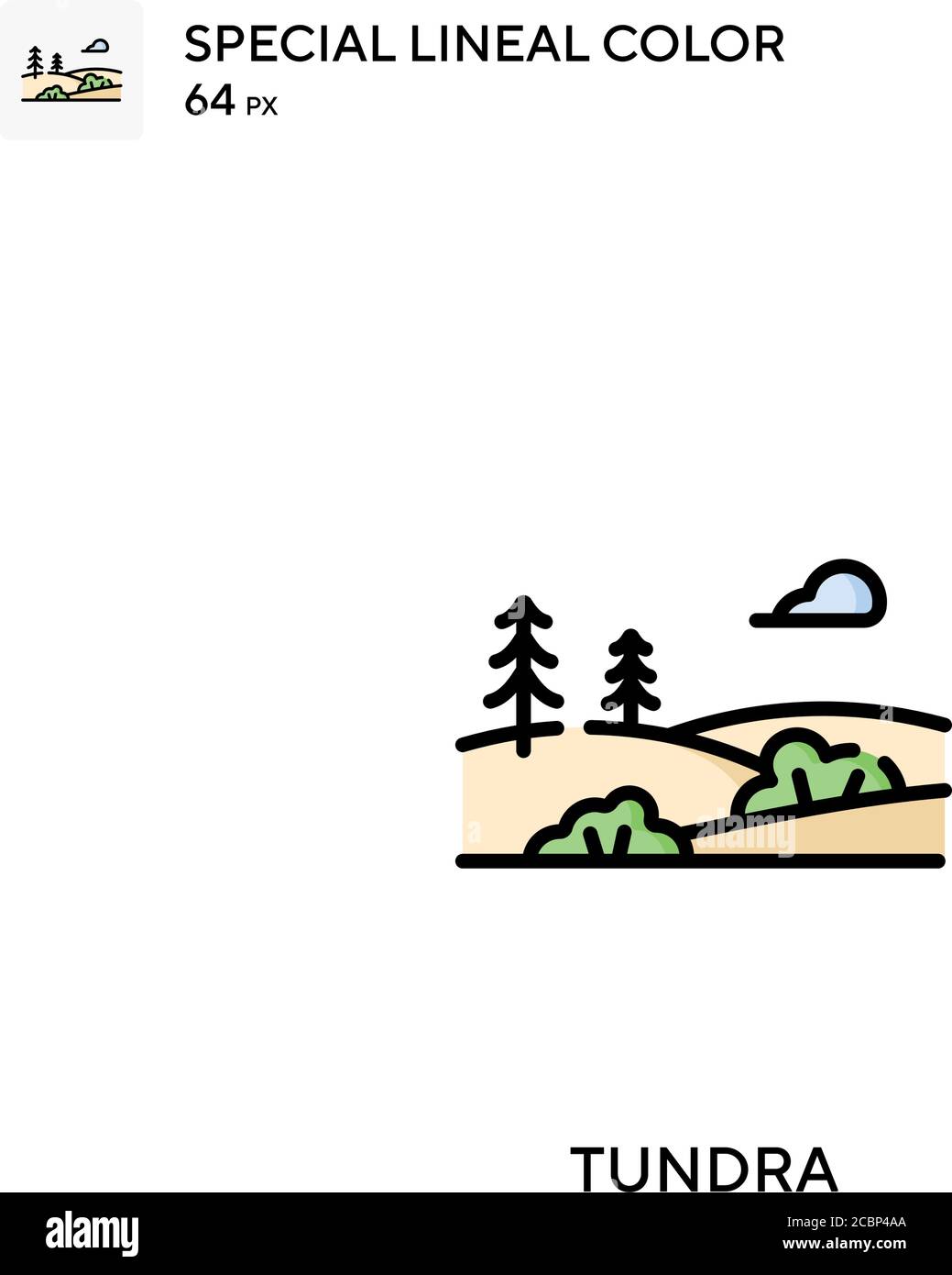 Tundra alaska summer snow arctic Stock Vector Images - Alamy