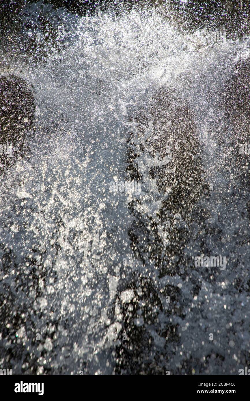 Water falling from the sky in drops like rain Stock Photo - Alamy