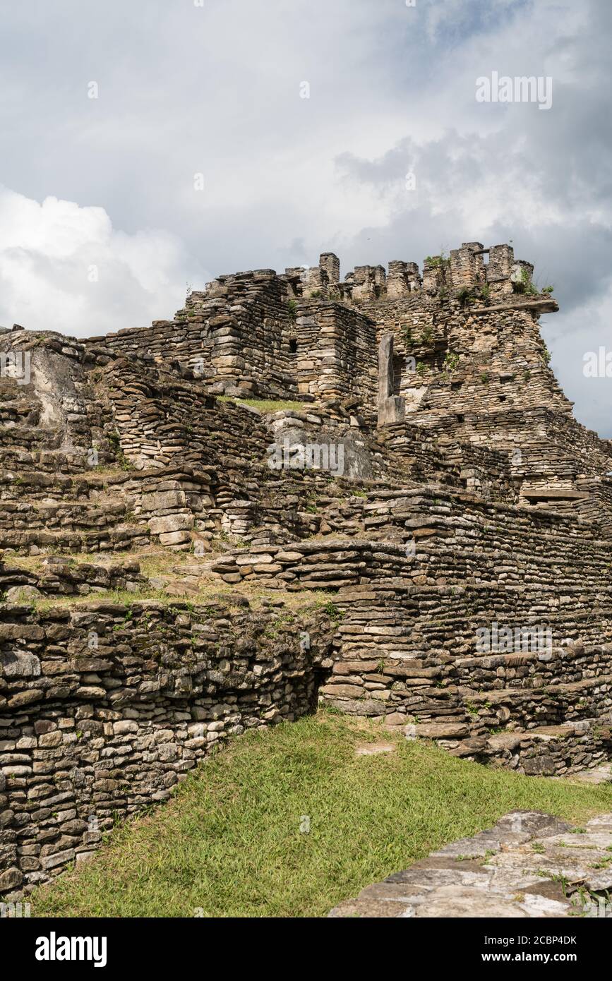 The Acropolis of Tonina is built on seven terraces above the Main Plaza ...