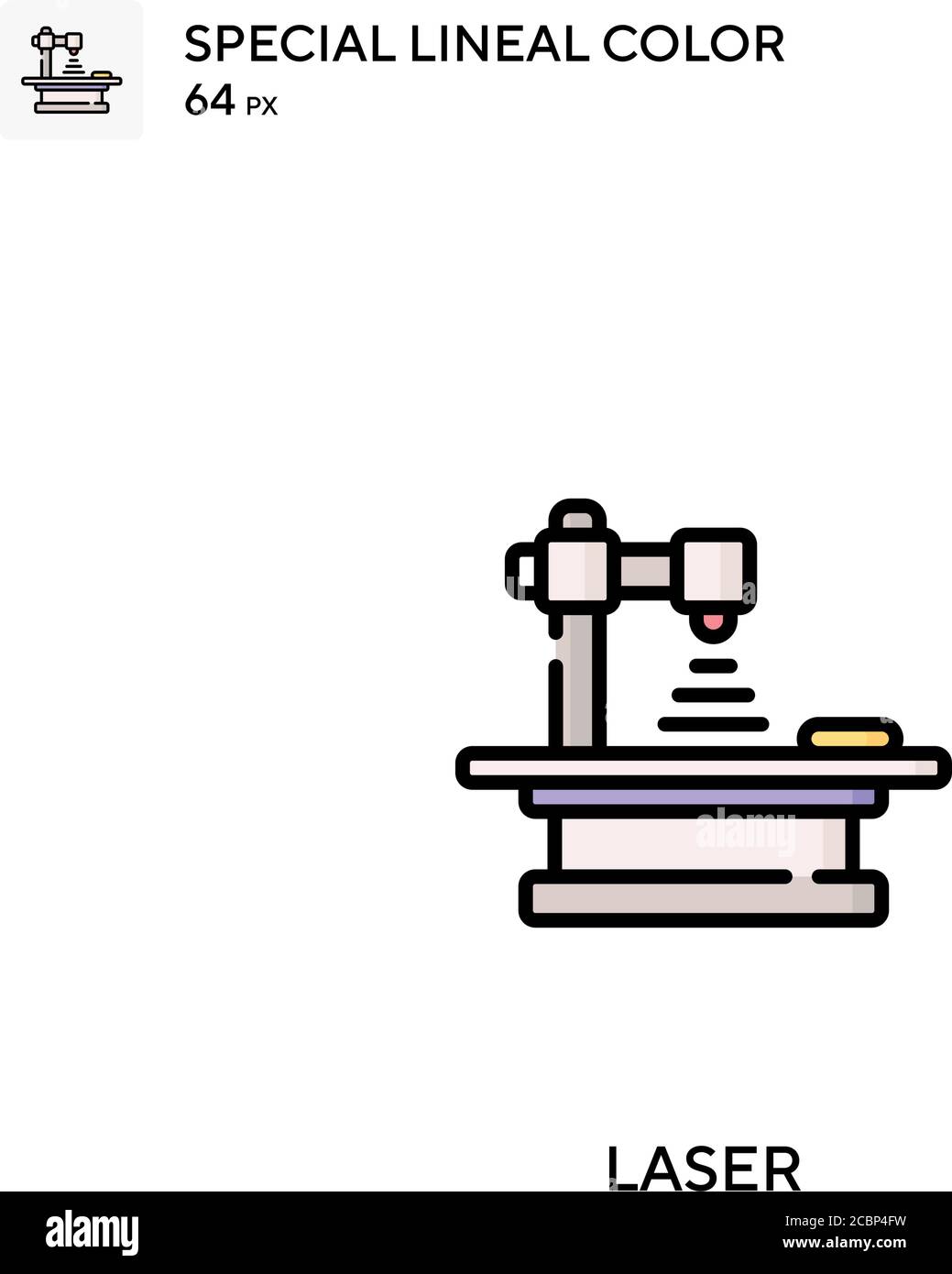 Laser Special lineal color vector icon. Laser icons for your business ...