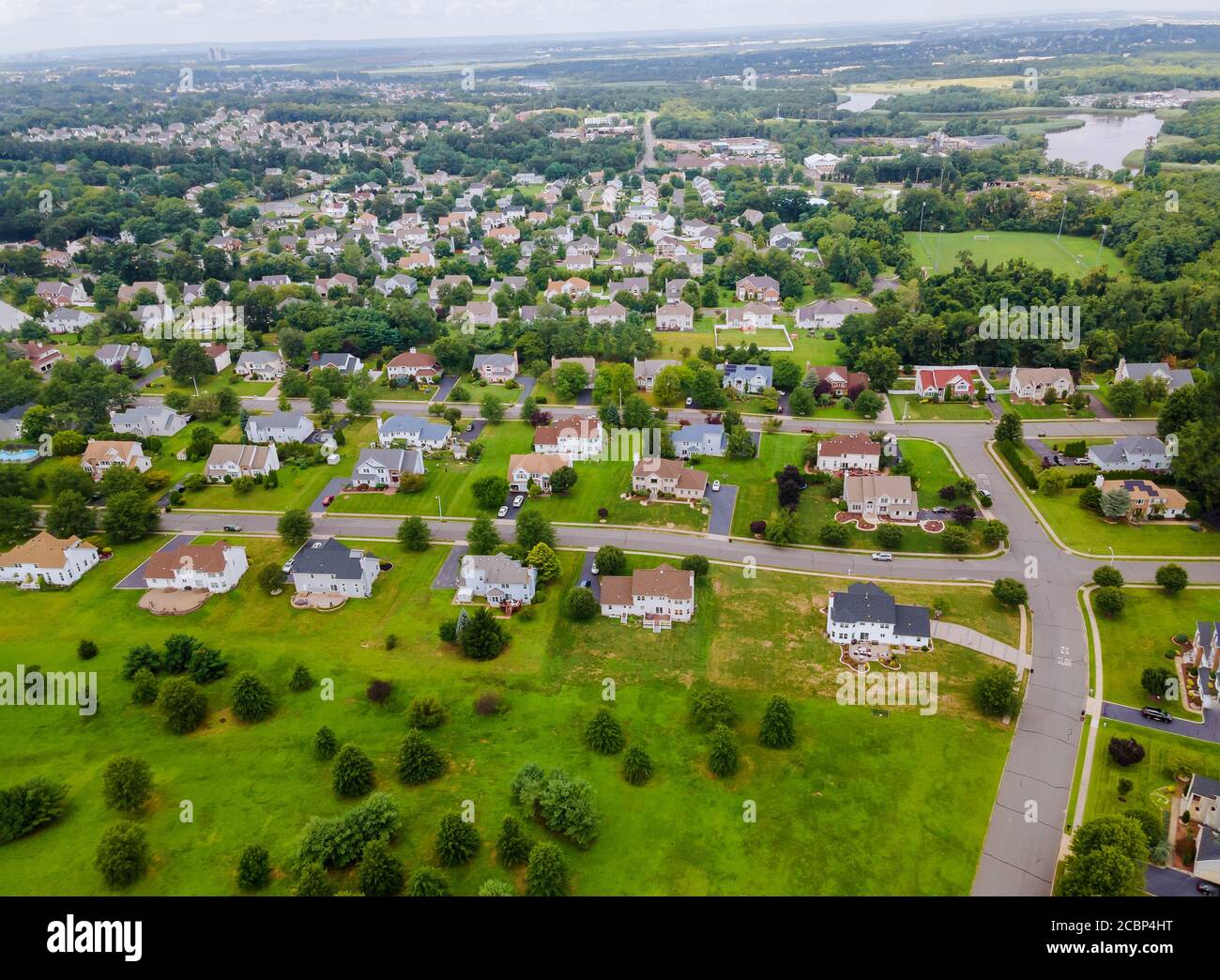 Aerial view residential quarters beautiful hi-res stock photography and ...