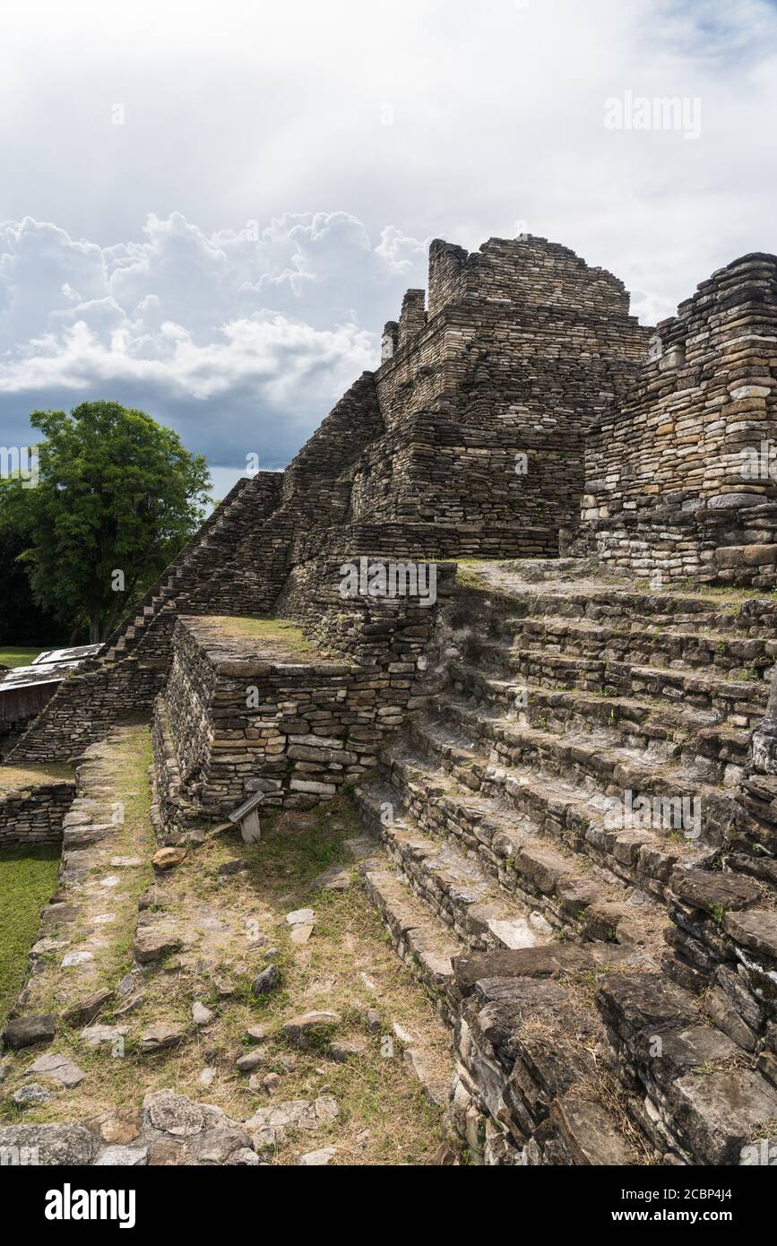 The Acropolis of Tonina is built on seven terraces above the Main Plaza ...
