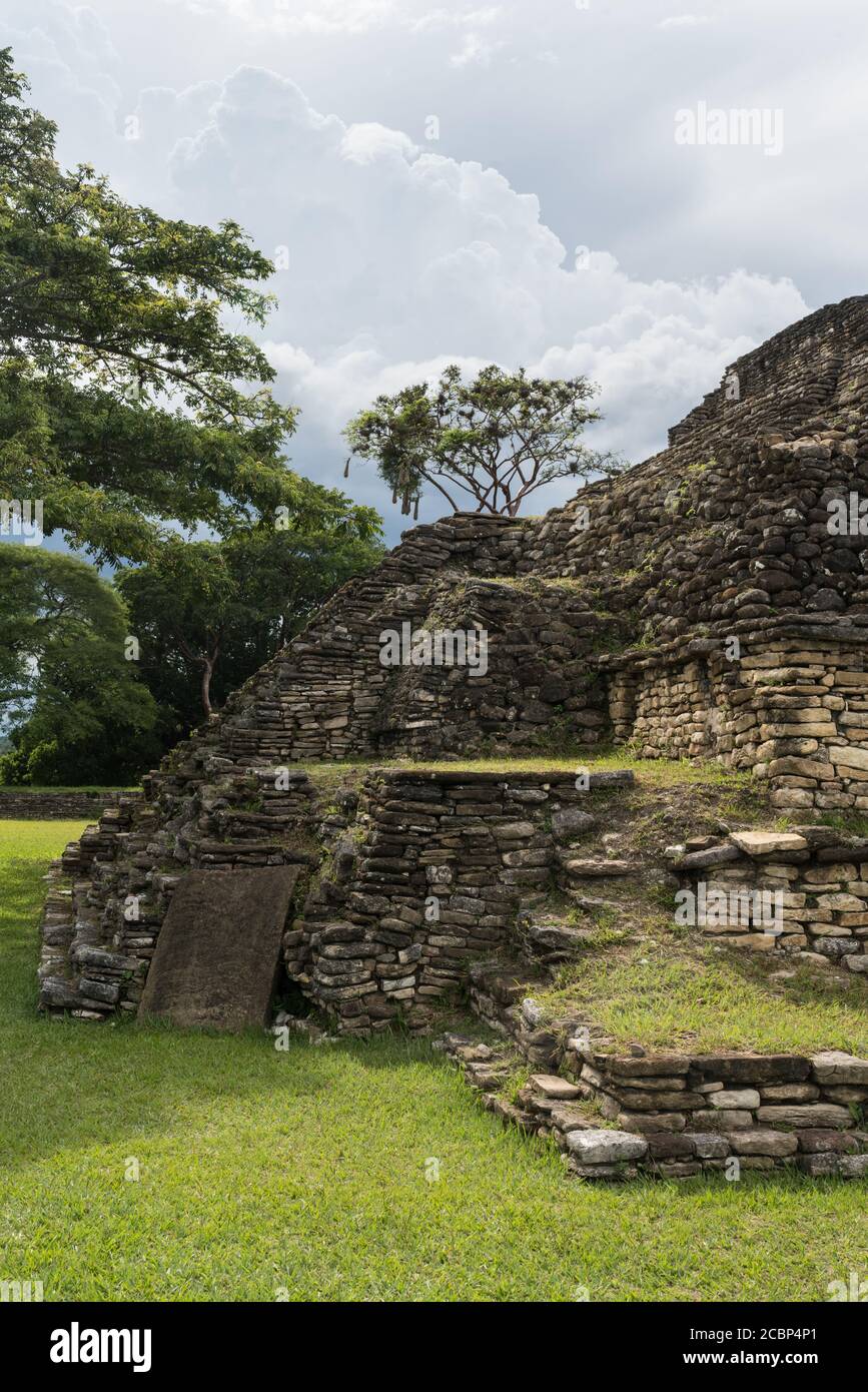 The Acropolis of Tonina is built on seven terraces above the Main Plaza ...