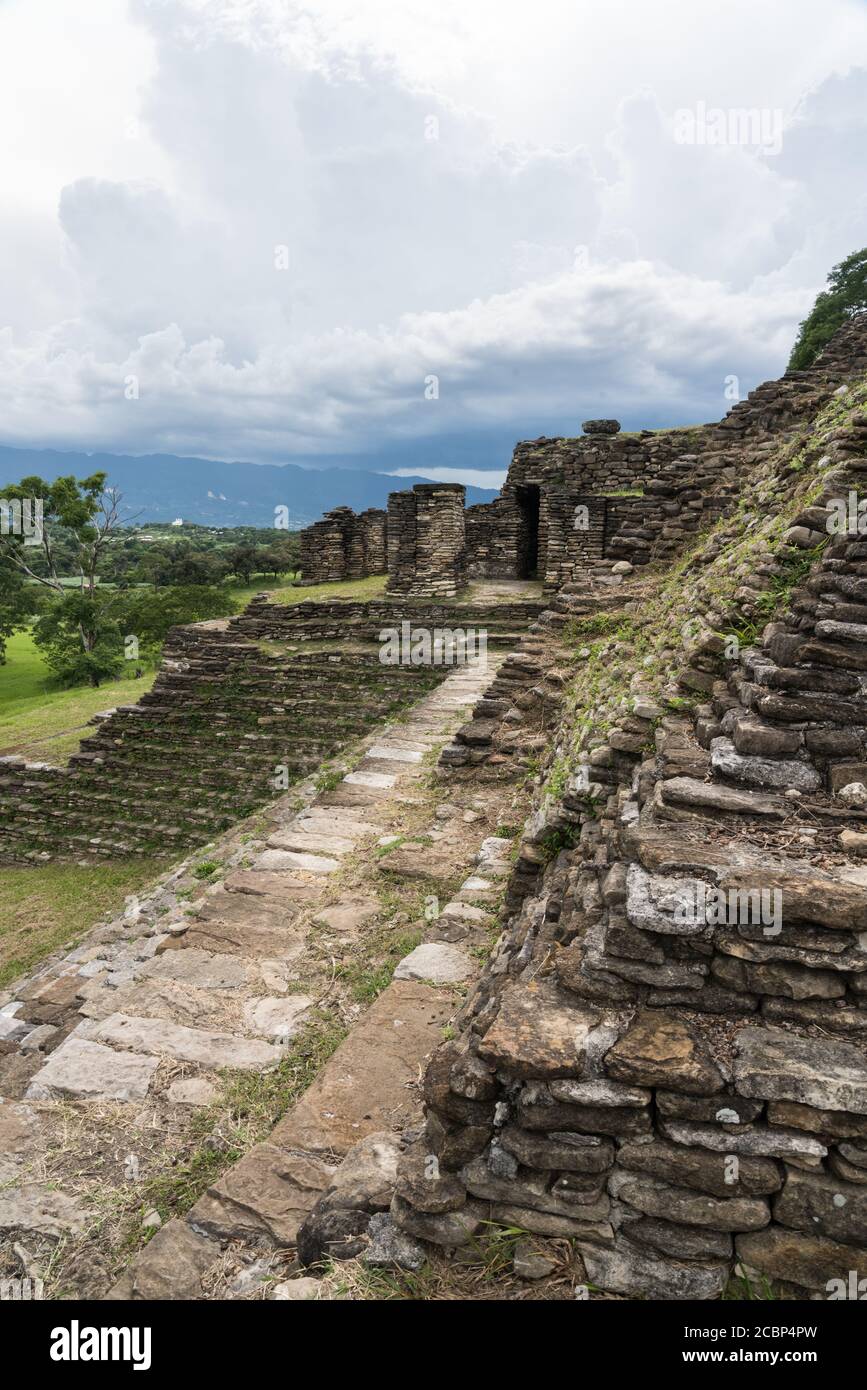 The Acropolis of Tonina is built on seven terraces above the Main Plaza ...