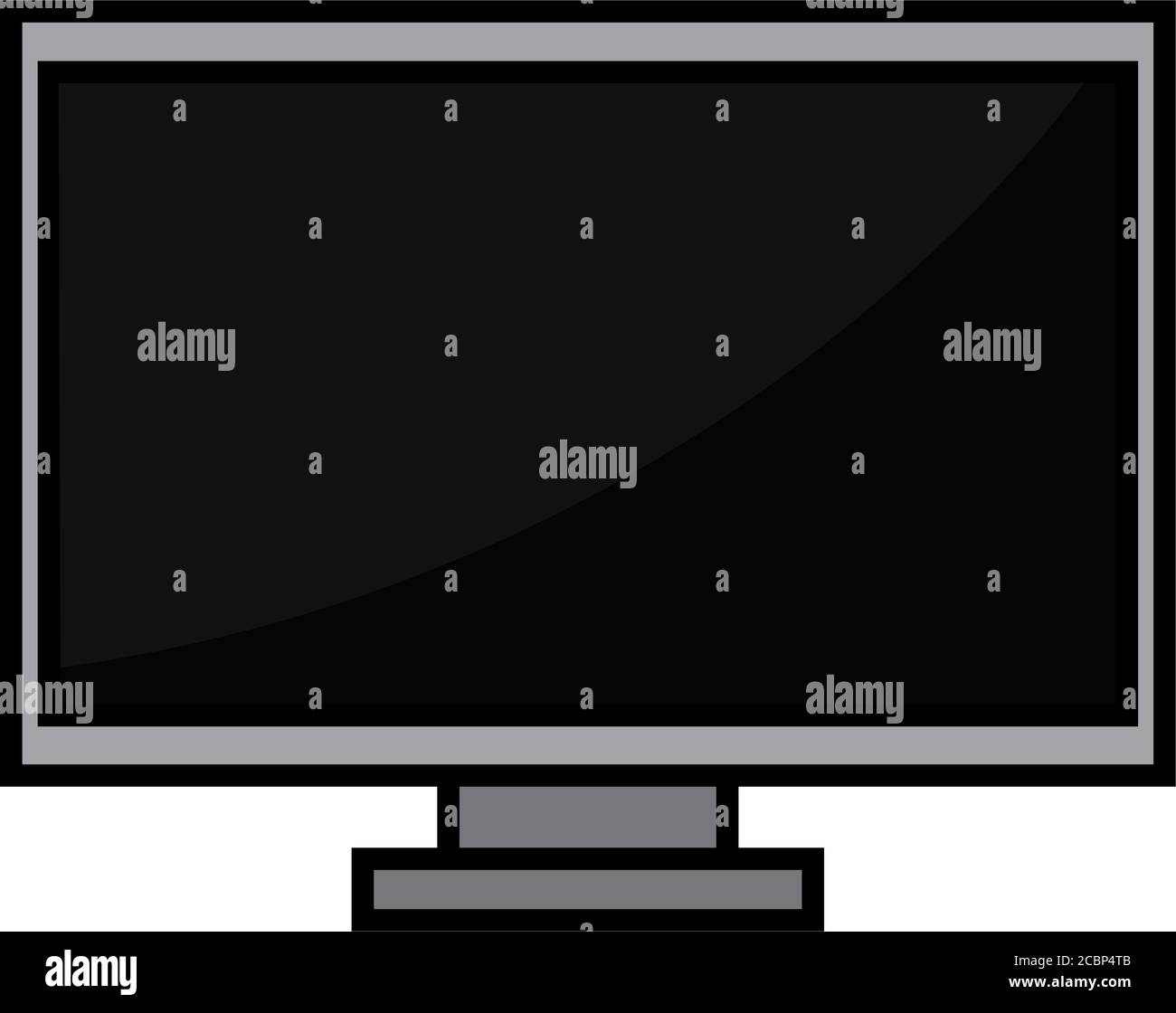 Internet computer screen Stock Vector Images - Alamy