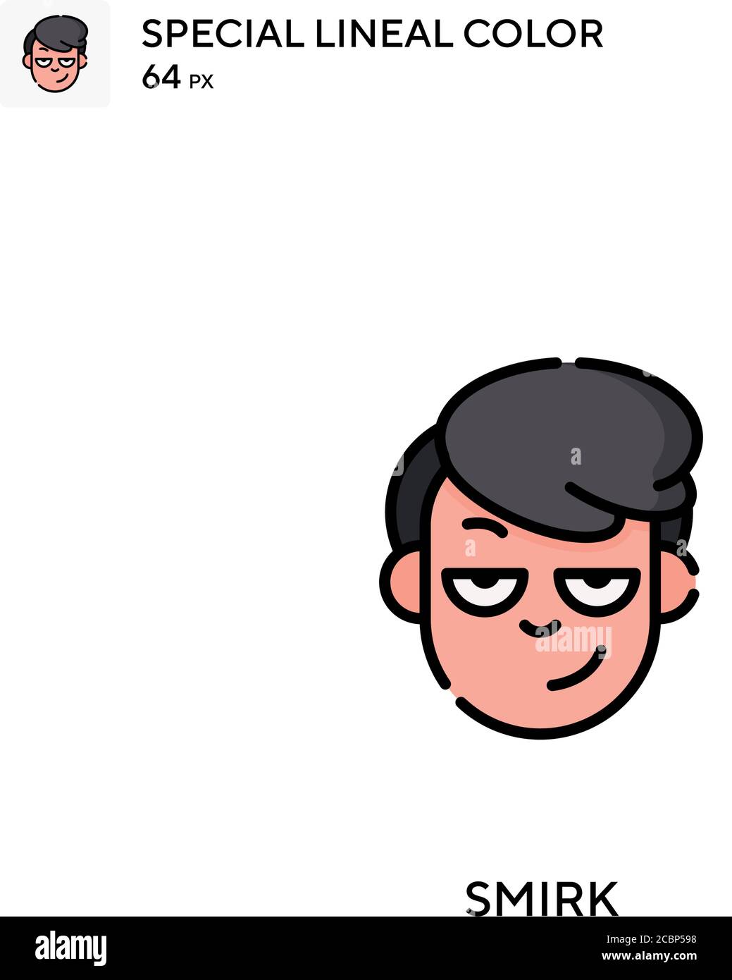 African man smirking Stock Vector Images - Alamy