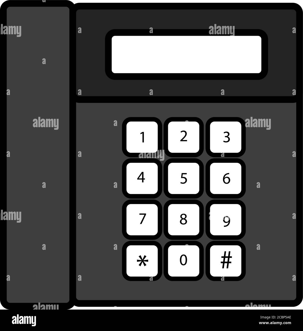 Isolated telephone icon Stock Vector Image & Art - Alamy