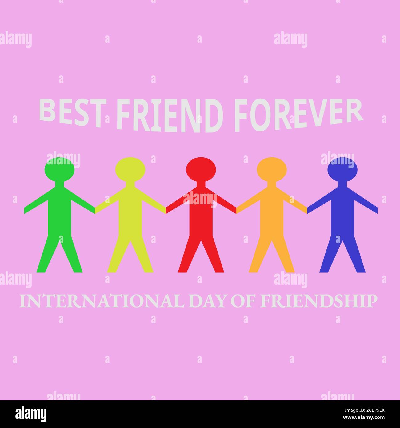 Illustration vector design of international day of friendship Stock ...