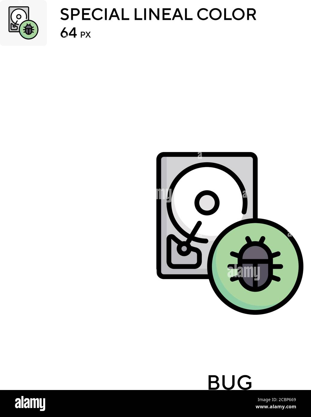 Bug Special lineal color vector icon. Bug icons for your business ...