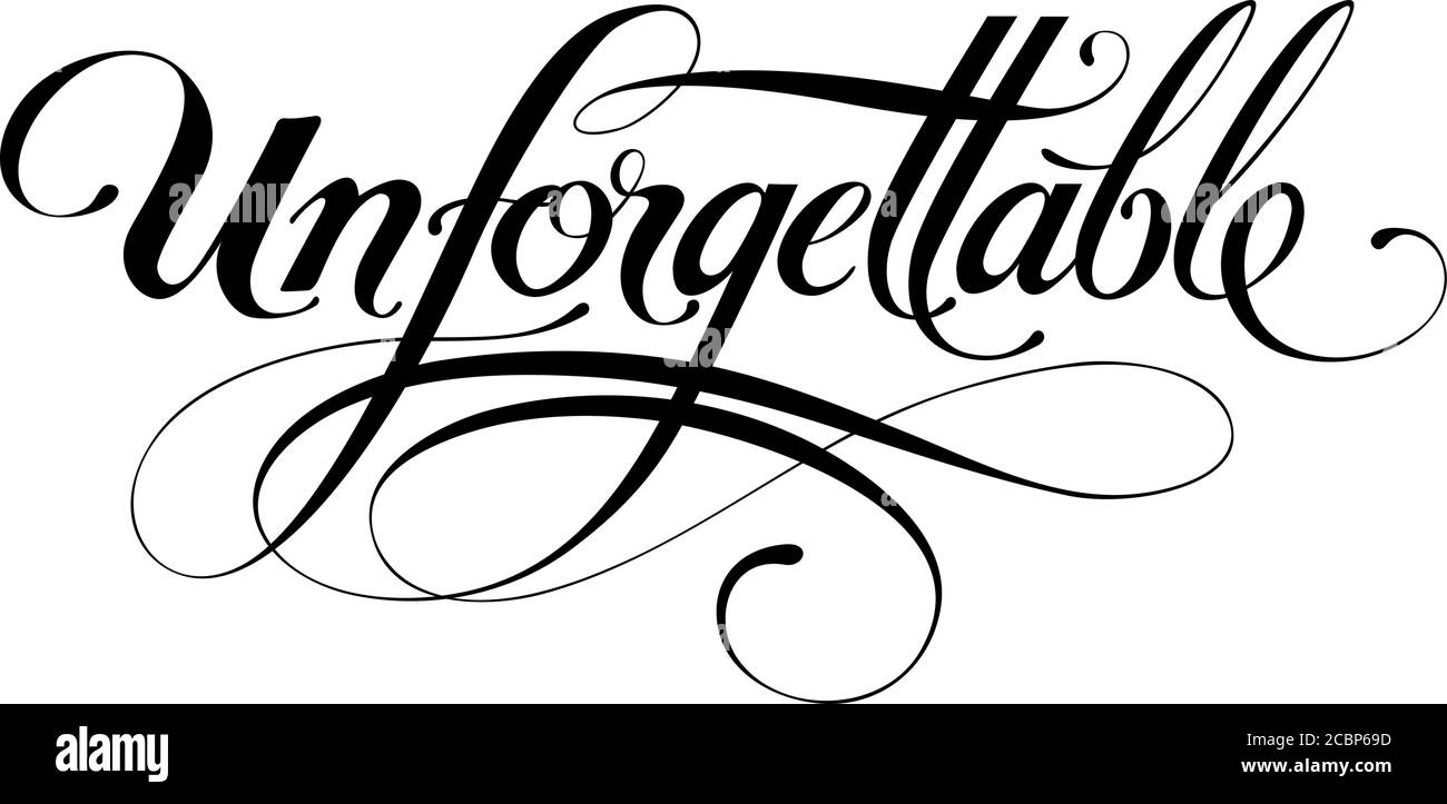 Custom calligraphy text Stock Vector Image & Art - Alamy