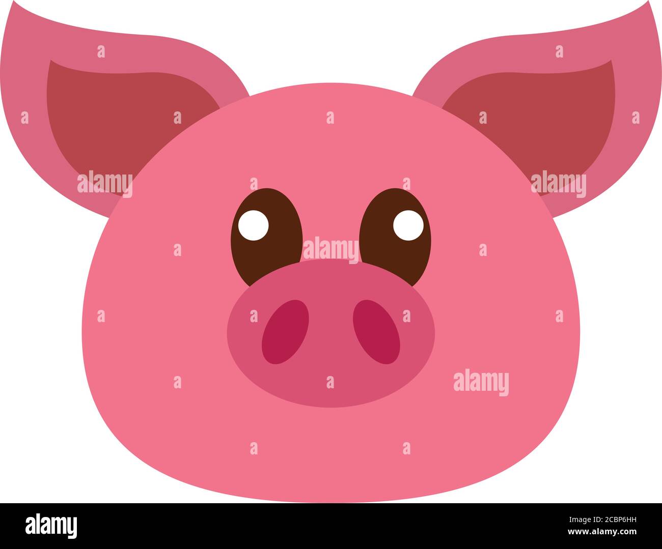 Pig head cartoon Stock Vector Image & Art - Alamy