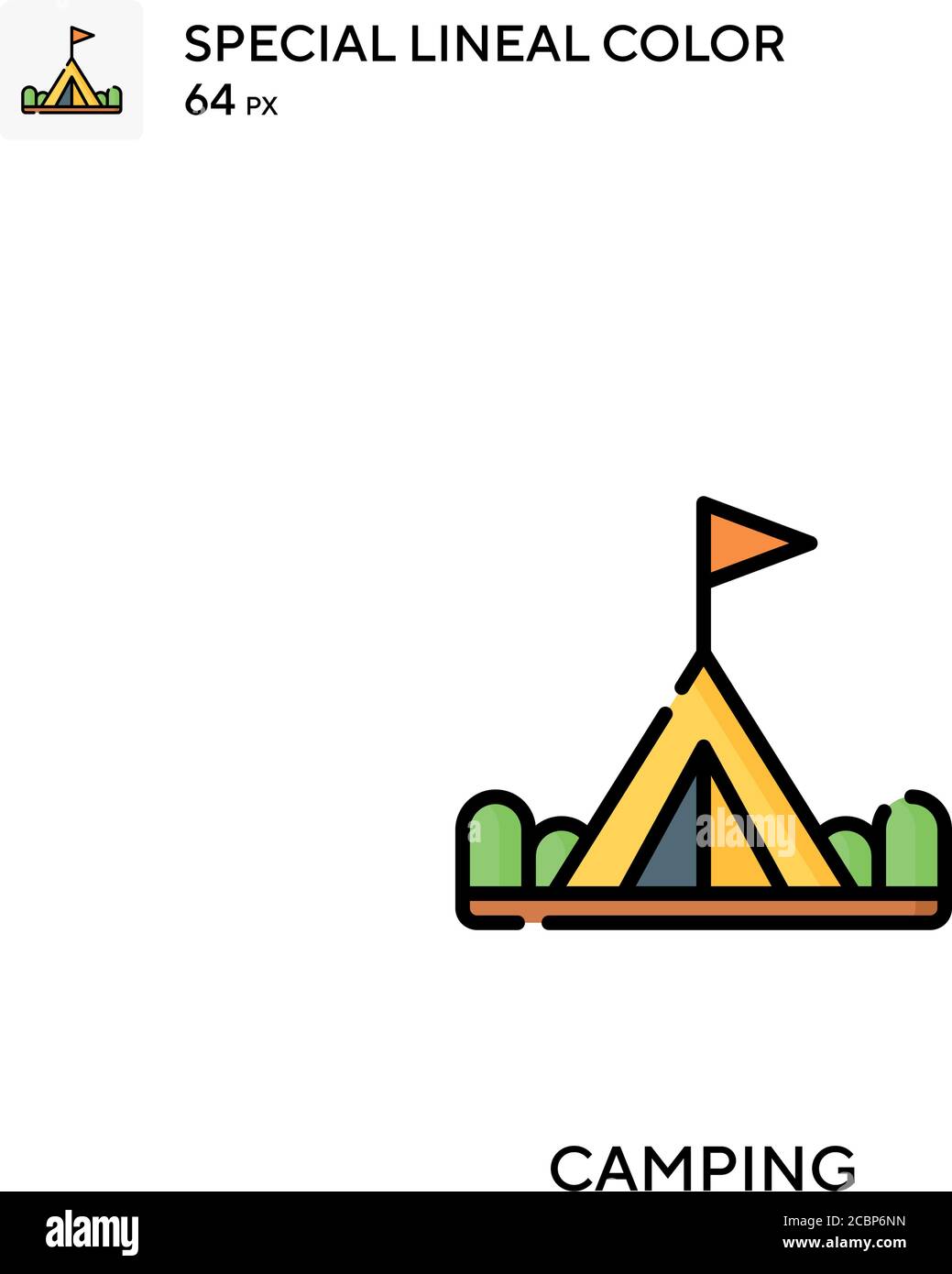 Group young people camping Stock Vector Images - Alamy