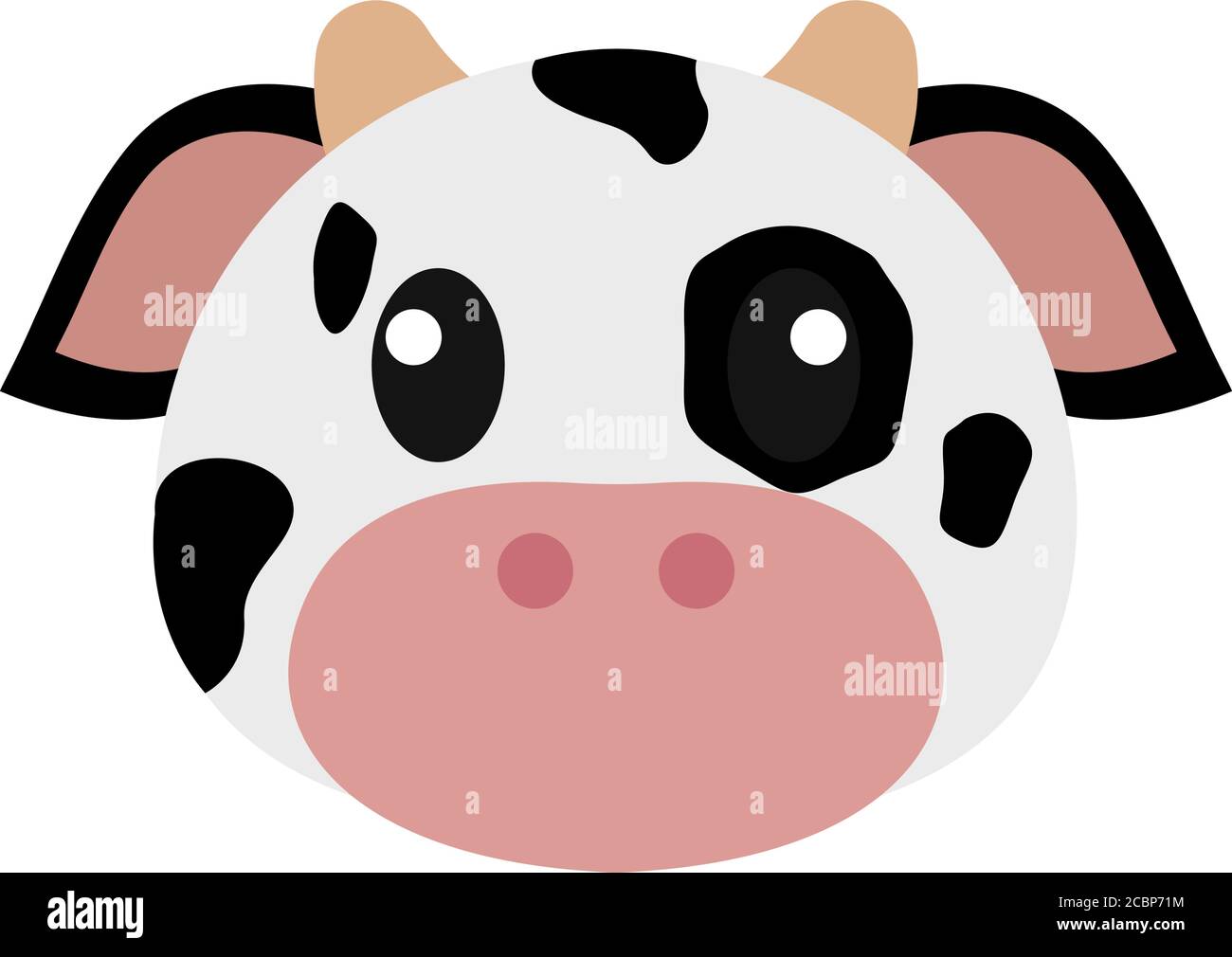 Cow head cartoon Stock Vector Image & Art - Alamy