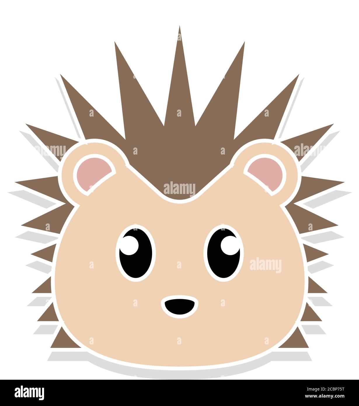 Porcupine cartoon Stock Vector Images - Alamy