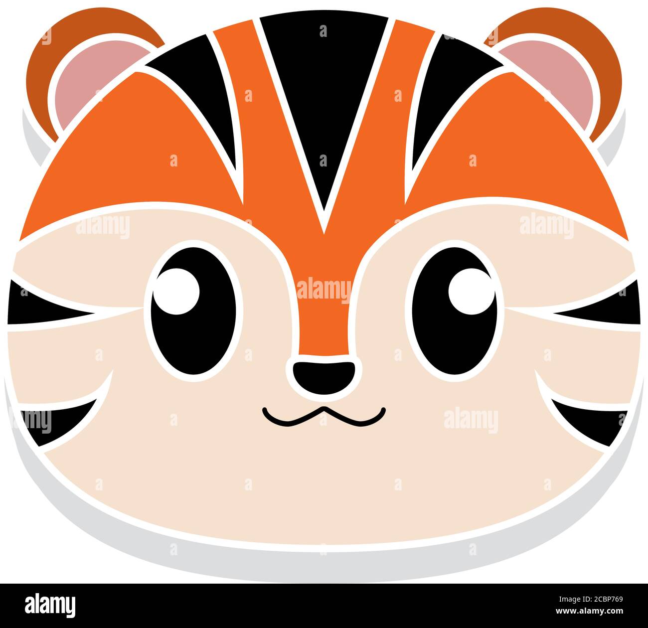 Tiger head cartoon Stock Vector Image & Art - Alamy