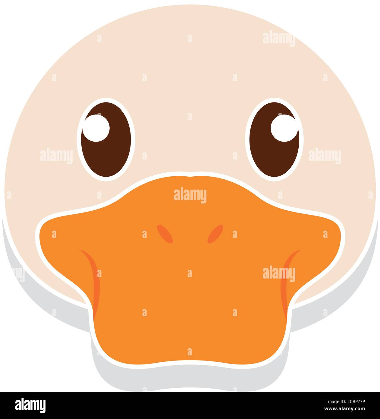 Duck head image Stock Vector Images - Alamy